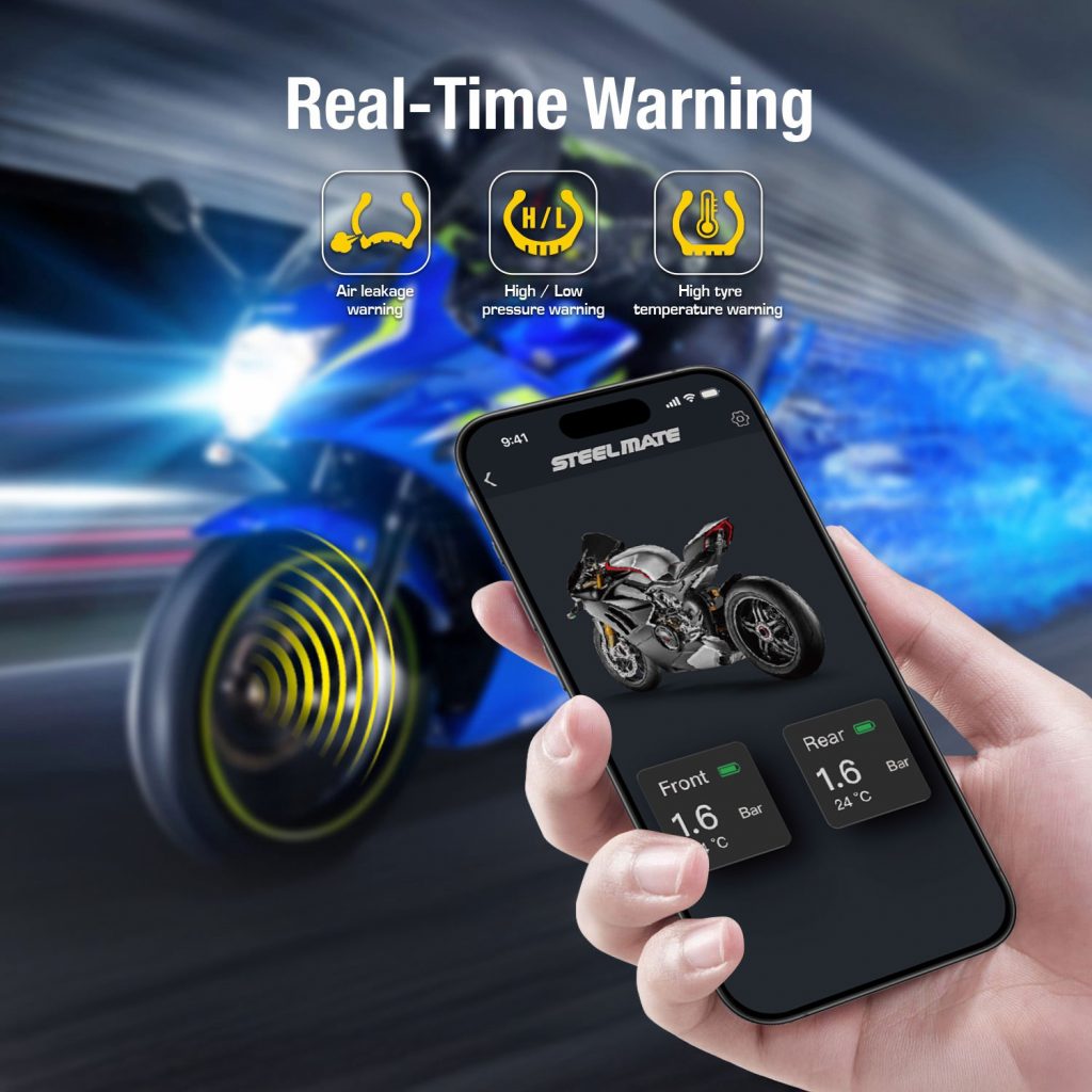 Steelmate TB1 DIY Bluetooth Tyre Pressure Monitoring System (TPMS) For ...