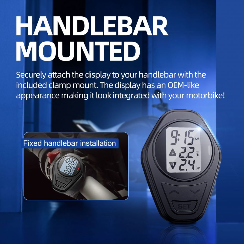 Steelmate TP-93 DIY Motorcycle Tyre Pressure Monitoring System (TPMS ...